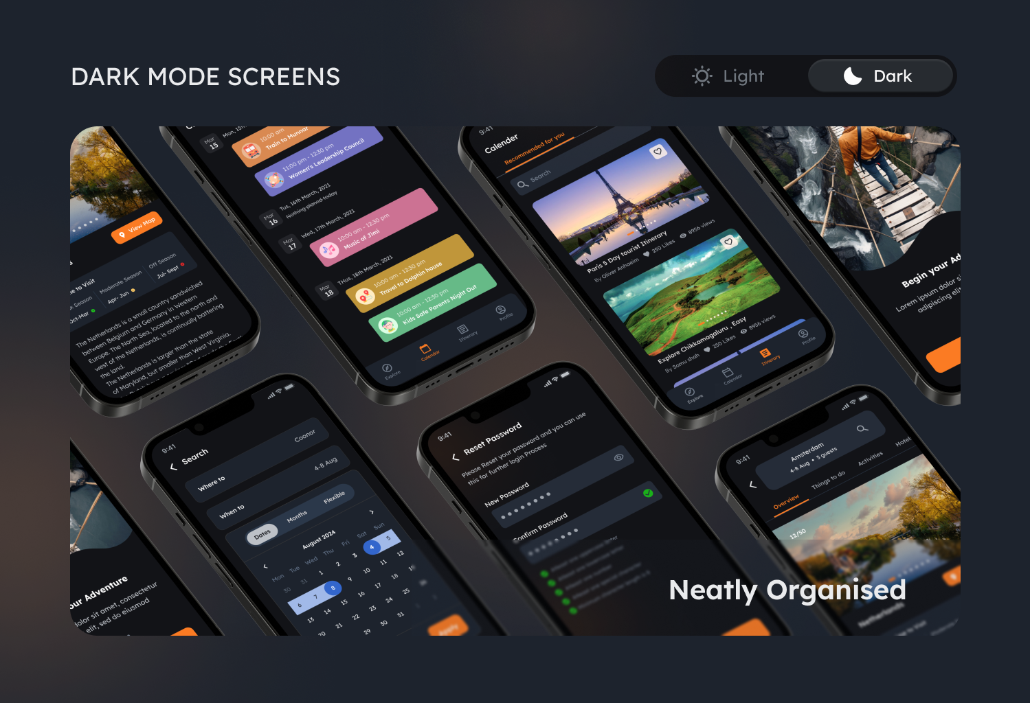 Roamio - Figma UI Kit for Trail Tracker App - Metafic